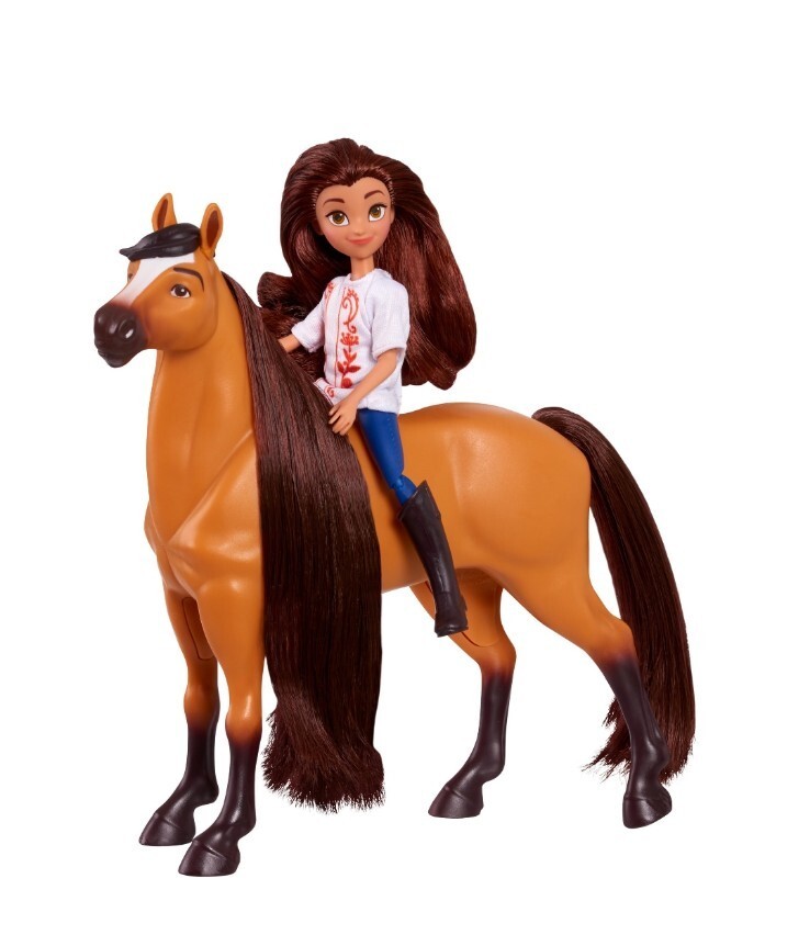 DreamWorks Spirit Riding Free Spirit Collector Doll And Horse - Lucky ...