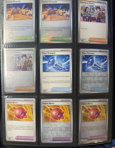 Prismatic Evolutions Partial Master Set – See Photos for Missing Cards ...