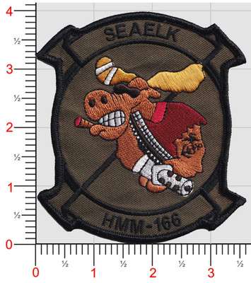 MARINE CORPS HMM-166 SEAELKS PARTY MOOSE FRIDAY EMBROIDERED PATCH | eBay