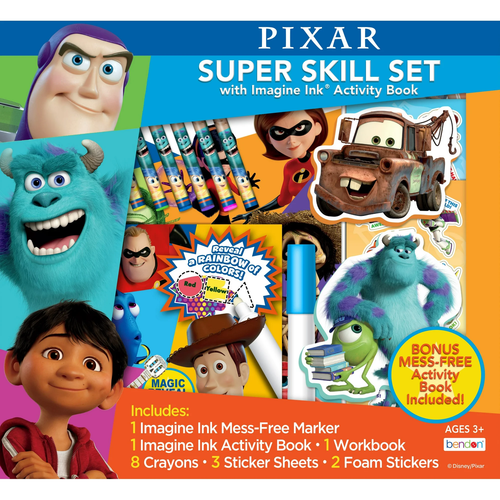 Disney Pixar Super Skills Learning Set with Imagine Ink, 60 Pages | eBay