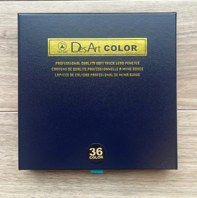 DesArt Color 36 Colored Pencils Set Soft Core Bestec Karismacolor ...