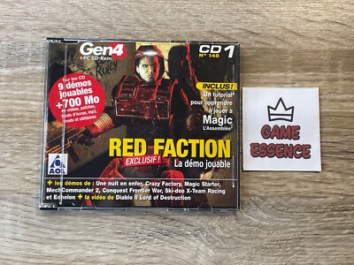 Demo Red Faction Gen4 CD1 PC CD-ROM PAL FR | eBay