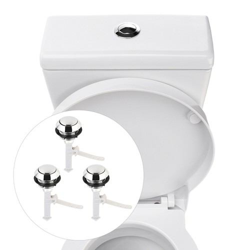 3 Pcs Toilet Button Replacement Round Flush Assist Water Tank Push | eBay