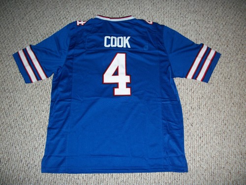 JAMES COOK Unsigned Custom Buffalo Sewn New Football Jersey Sizes S-3XL ...