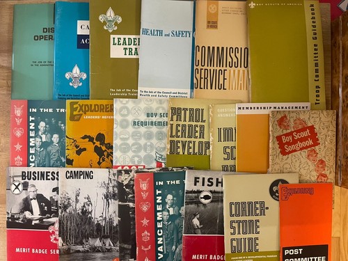 Vintage Boy Scouts of America Training Merit Program Book Pamphlet Lot ...