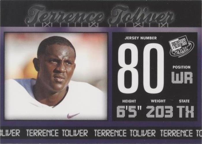 2011 Press Pass - Terrence Toliver #49 (RC) for sale online | eBay
