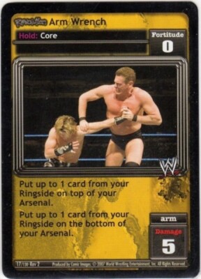WWE: Arm Wrench [Played] card type Hold Raw Deal Wrestling WWF | eBay