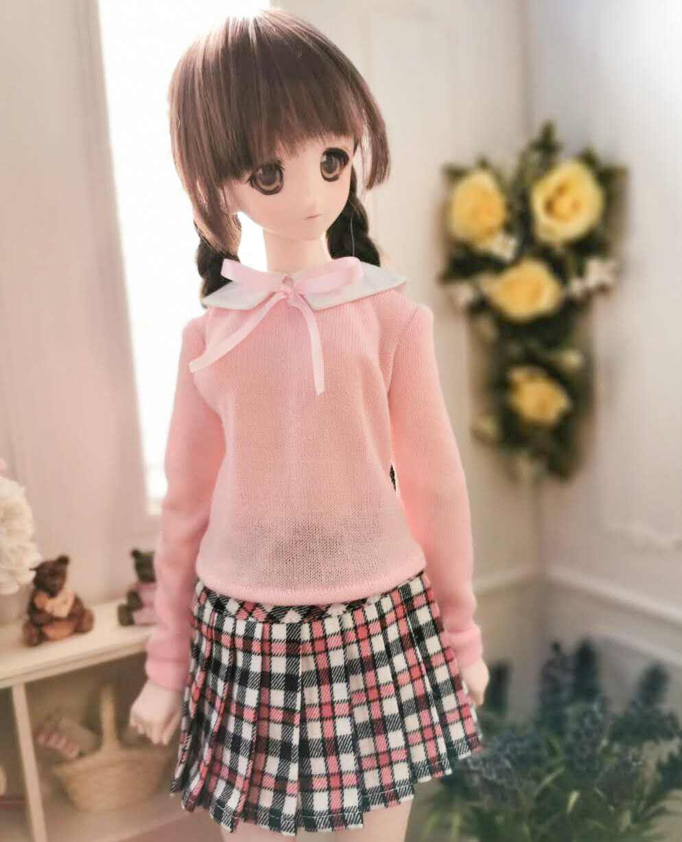 [wamami] 2PCS Sweater/Skirt For 1/3 1/4 1/6 SD17 DD SD AOD Dolls ...