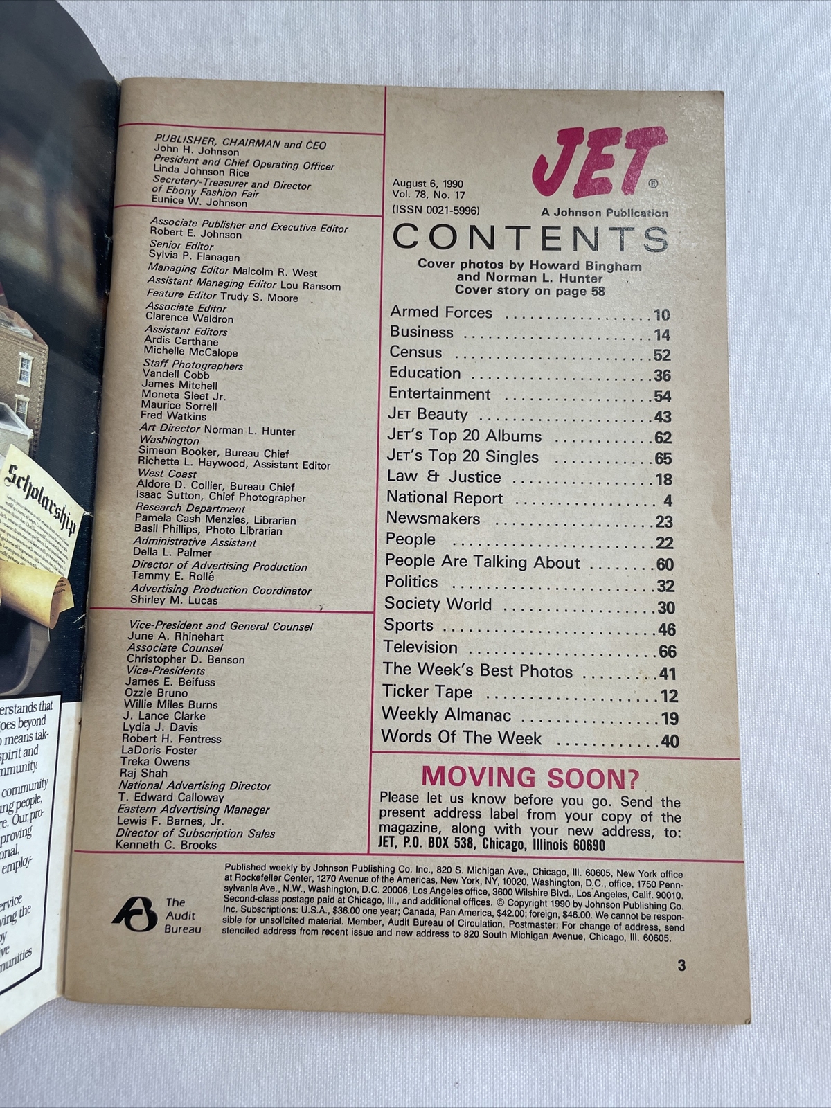 1990 August 6 JET Magazine, Denise Nicholas ‘Ghost Dad’ (MH37) | eBay