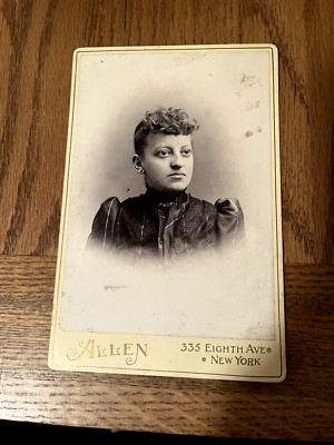 Antique Allen Art Photography NY - tintype of woman 6 3/8" x 4 1/8" | eBay