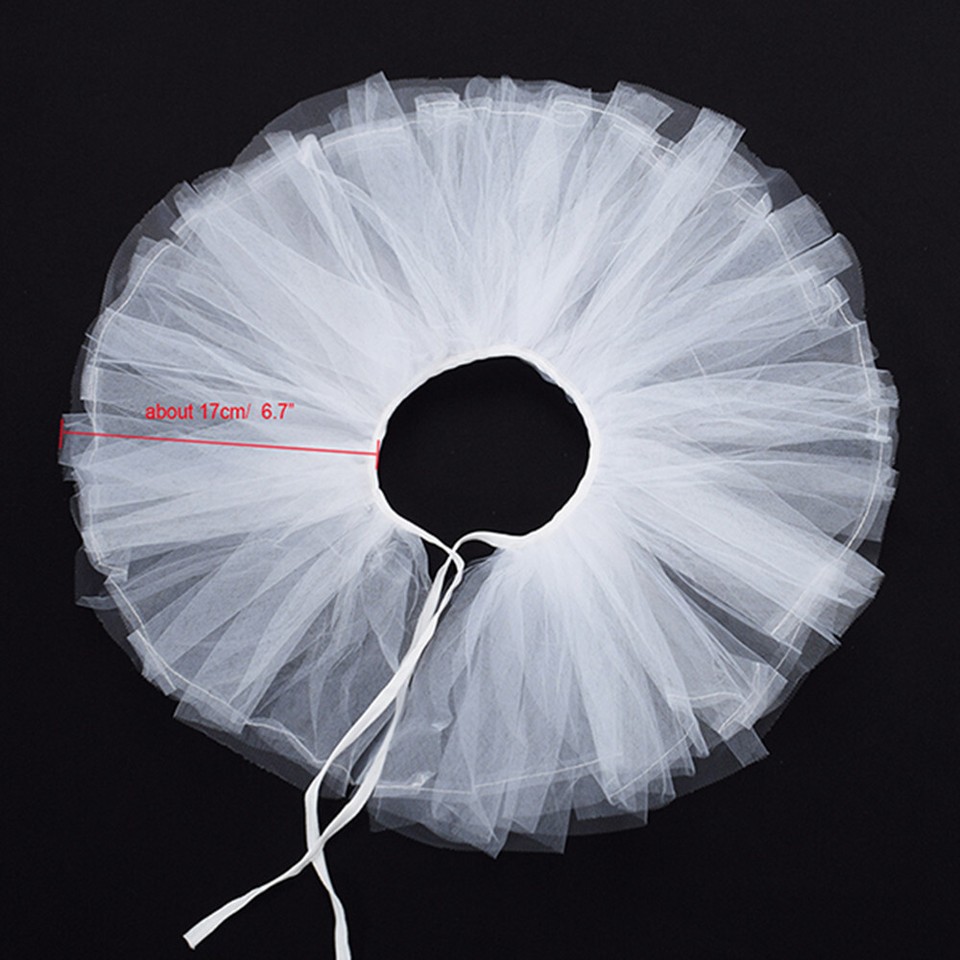 Medieval Mesh Neck Collar Elizabeth Ruff Circus Collar Halloween Clown ...