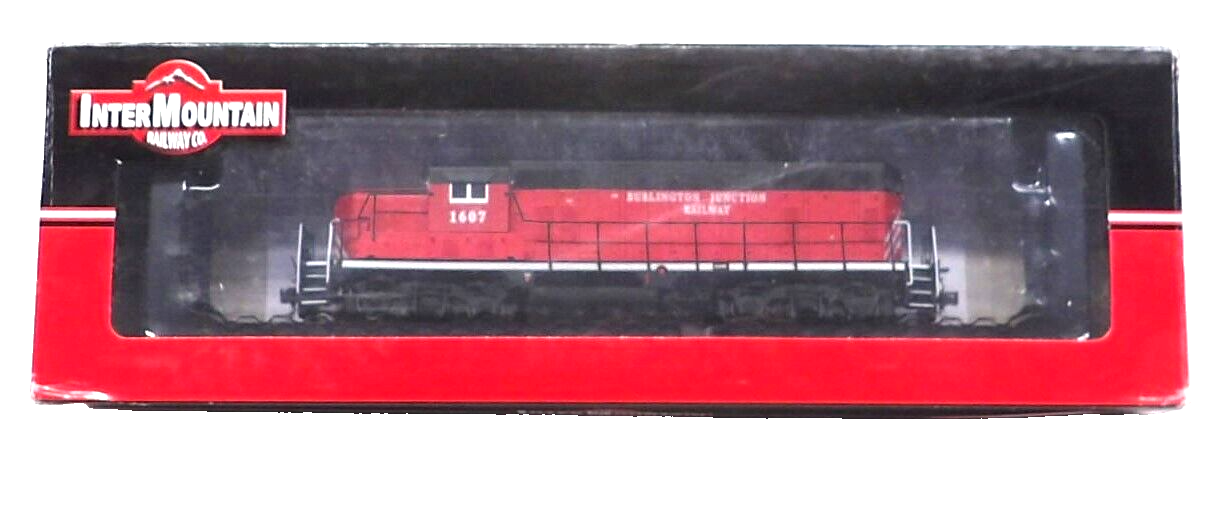 HO Scale Intermountain 49840-01 Burlington Junction Railway GP16 1607 ...