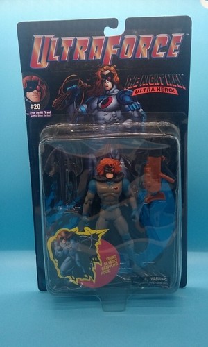 Ultraforce 1995 Galoob The Night Man - Action Figure Ultra Hero #20 ...