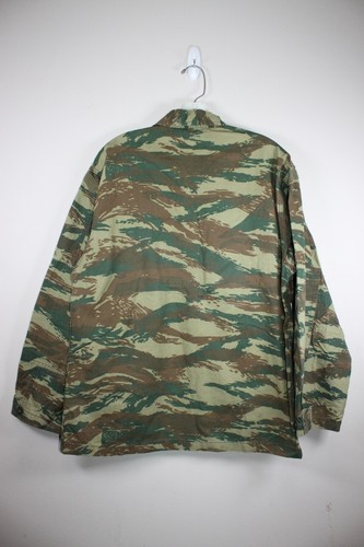 Greek Military Field BDU Jacket Lizard Camouflage Greece Army Shirt Sz ...