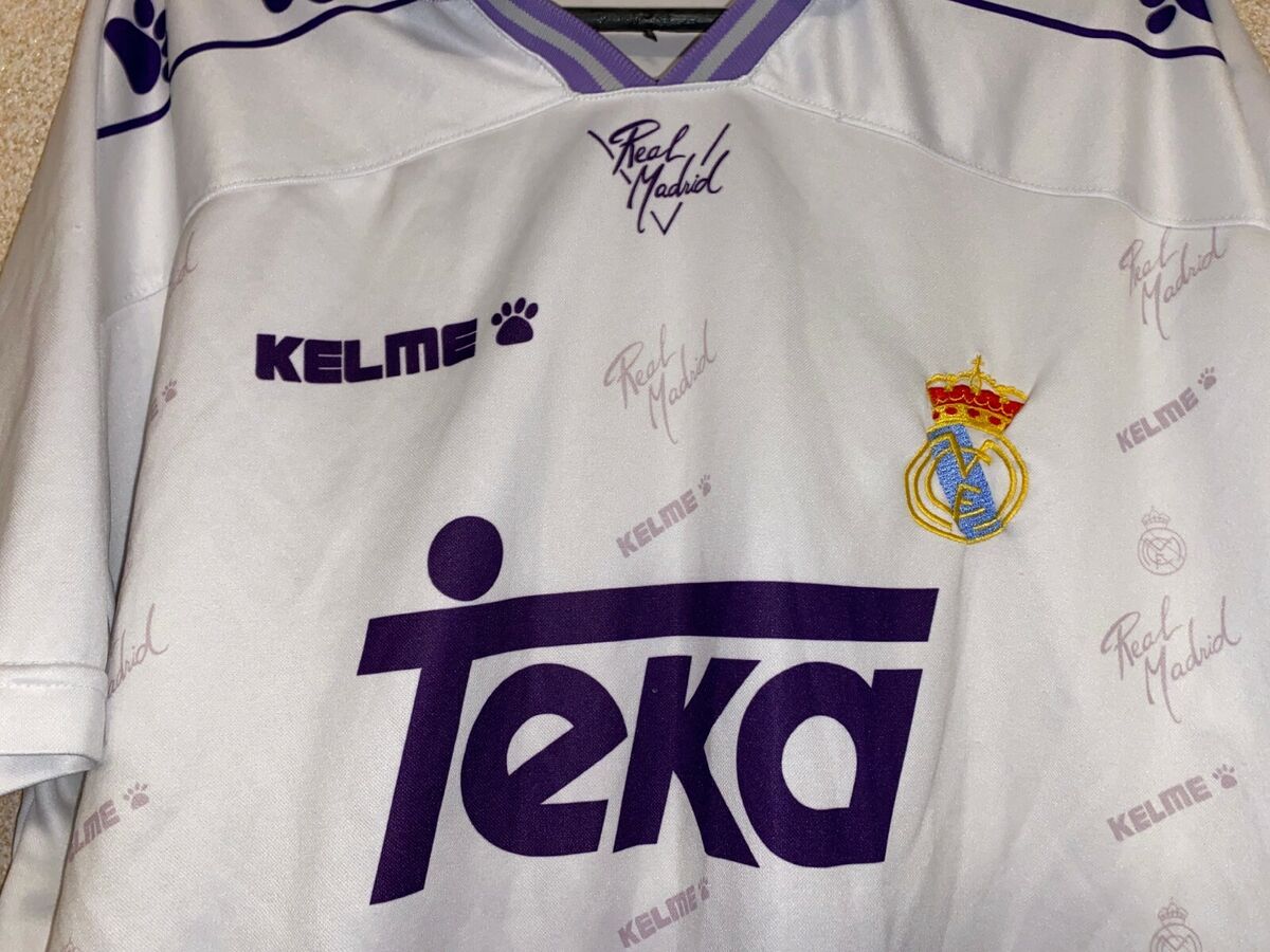 Real Madrid Home football shirt 1994 - 1996 rare mens jersey Real Madrid Home football shirt 1994 - 1996 rare mens jersey