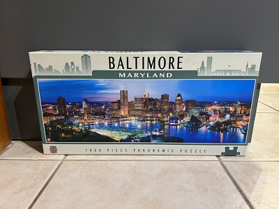 Baltimore Maryland 1000 Piece Panoramic Jigsaw Puzzle BRAND NEW AND ...