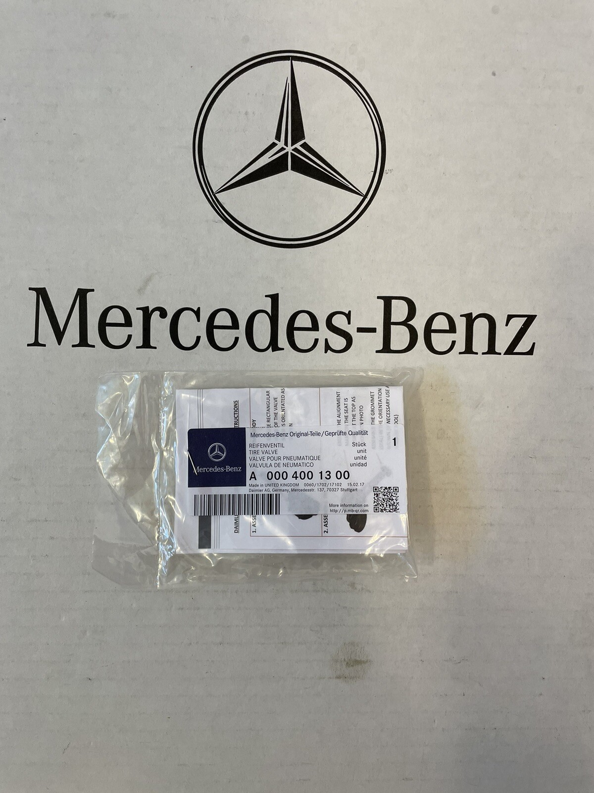 Genuine OEM MERCEDES BENZ TPMS Valve Stem 0004001300 for sale online | eBay
