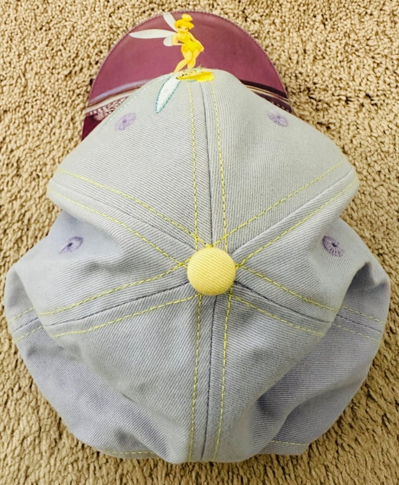 Disney Woman's Tinker Bell Baseball Cap, Purple, One-size | eBay