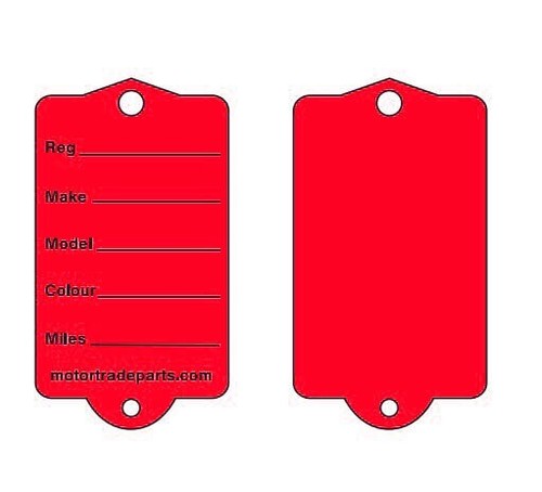 Car Keyrings Key Ring Tags - Red | eBay UK