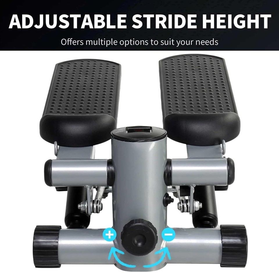 Sparta Mini Stepper Exercise Machine – Compact Fitness Stepper with LCD ...