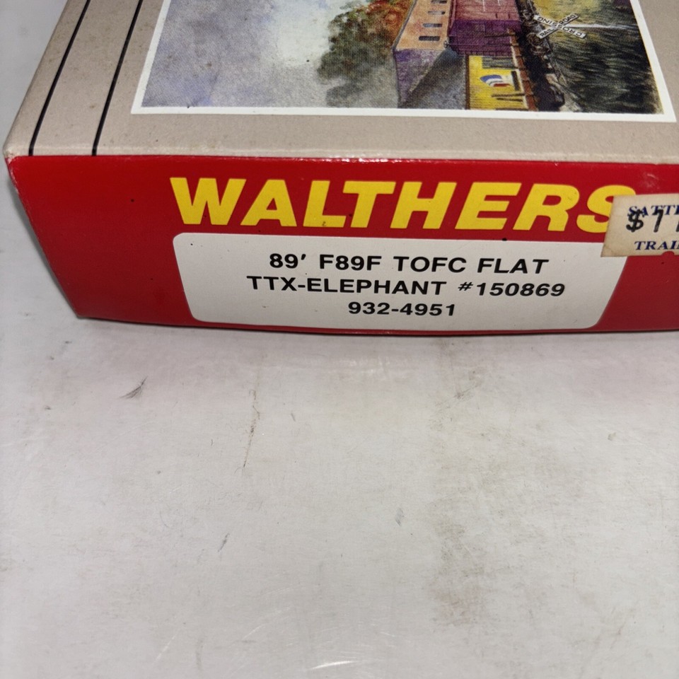 Walthers HO Train 89' F89F TOFC Flat Car Kit 932-4951 TTX 150869 | eBay