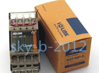 1 pcs Brand NEW SAMWON relay module R4T-16P-S DC24V | eBay
