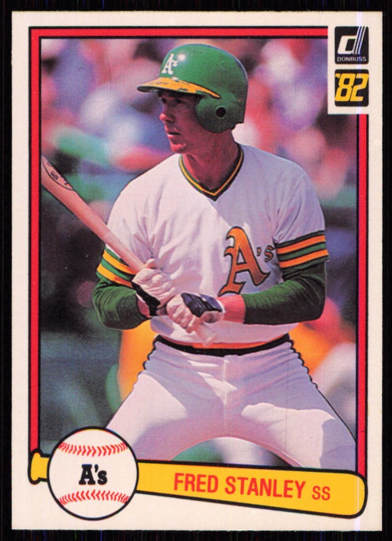 1982 Donruss Fred Stanley Oakland Athletics #449 | eBay