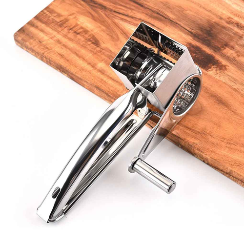 Stainless Steel Hand-Cranked Rotary Cheese Grater Ginger Shredder ...