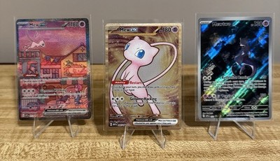 Pokémon 151 UPC Black Star Promo Cards Mew SVP053, Mew Gold/Metal ...