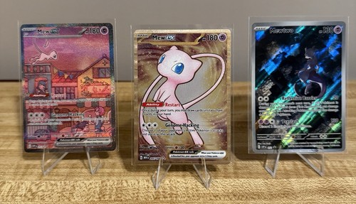 Pokémon 151 UPC Black Star Promo Cards Mew SVP053, Mew Gold/Metal ...