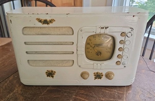 Vintage Zenith Model 5R316 5-R-316 Push Button AM Tube Radio | eBay