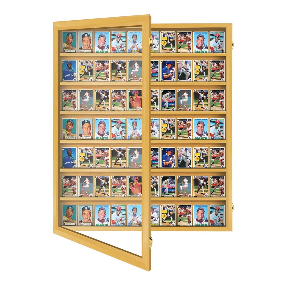 Baseball Card Display Case Sports Card Display Frame Lockable - 70 ...