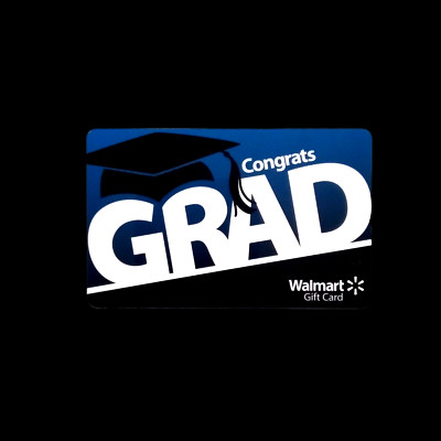 Walmart Congrats! Grad Hat NEW COLLECTIBLE GIFT CARD NO VALUE #8745 ...