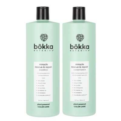 Bokka Botanika Rescue and Repair Shampoo & Conditioner 946mL | eBay