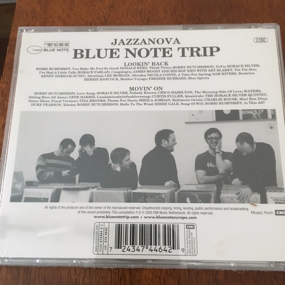 BLUE NOTE TRIP JAZZANOVA LOOKIN' BACK, MOVIN' ON, 74464 CD 2 DISCS | eBay