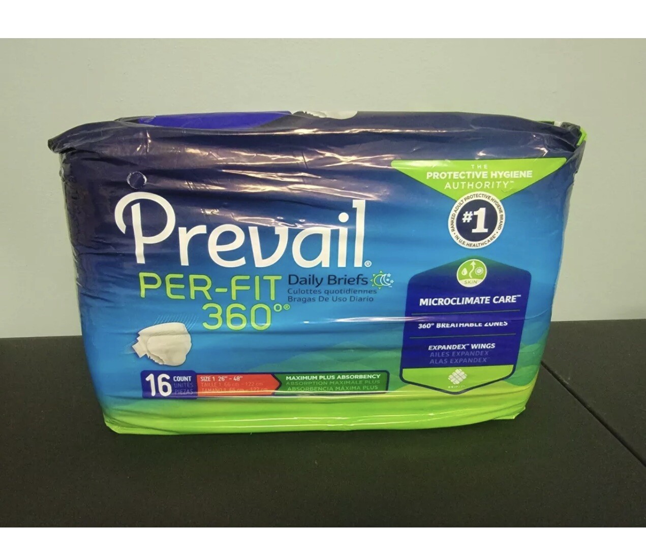 PREVAIL Per-Fit 360 Adult Daily Briefs Size 1 (26"-48") | eBay