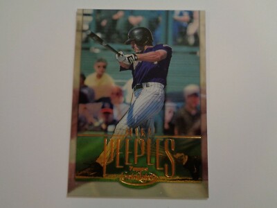 2002 Topps Gold Label Class 1 Gold Mike Peeples Card #188 Serial #41/ ...