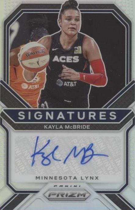 2021 Panini Prizm WNBA - Signatures Kayla McBride #SG-KMB Silver Prizm ...