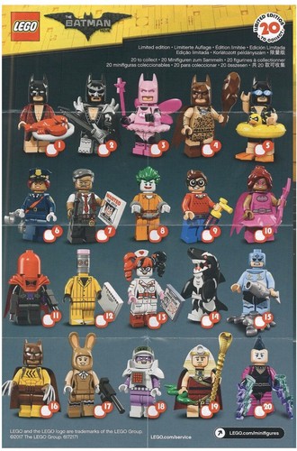 Lego Batman Movie Zodiac Master #15 Minifigure Series 1 CMF 71017 ...
