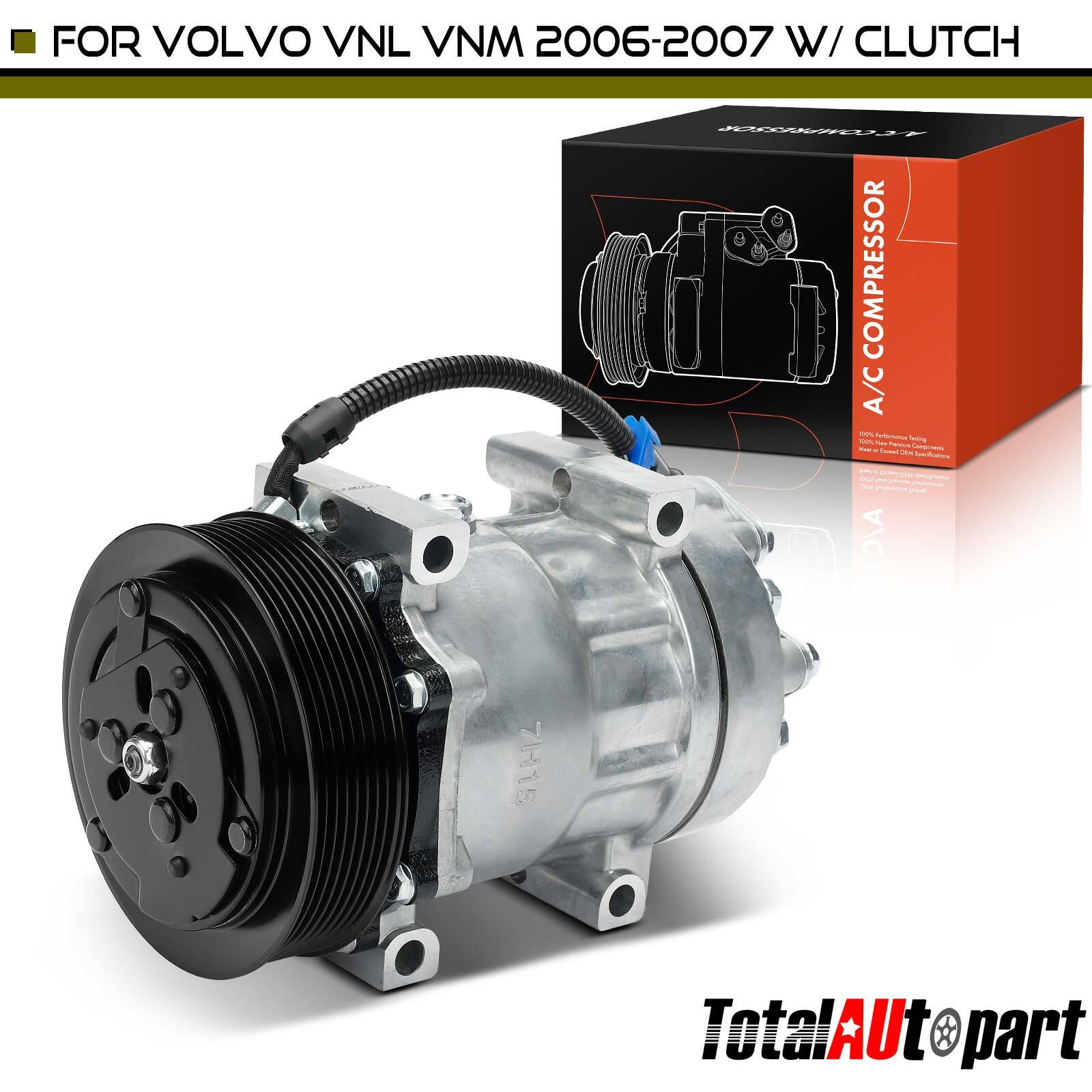 New AC A/C Compressor with Clutch for Volvo VNL VNM 2006-2007 8-Groove 8080569 | eBay