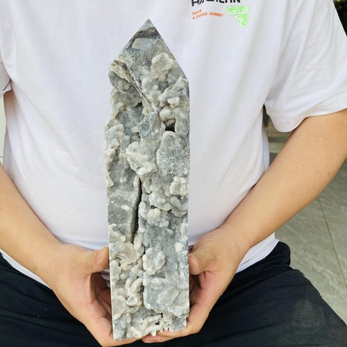 Natural Sphalerite ore Quartz Obelisk Quartz Crystal Reiki Healing ...
