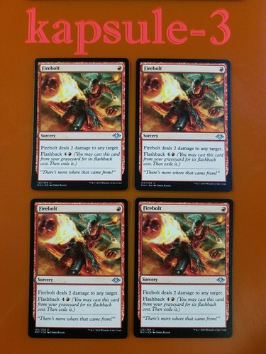 4x Firebolt | Modern Horizons | MTG Magic Cards | eBay