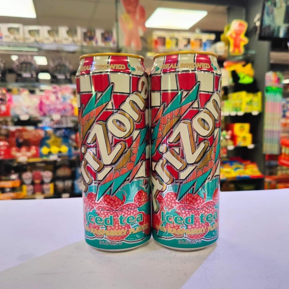 AriZona Raspberry Ice Tea 680ml x 2 Cans USA Import | eBay UK