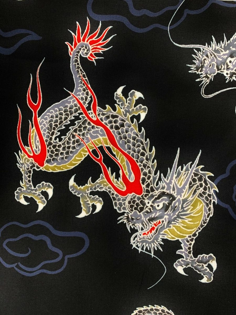Japanese Dragon Fabric