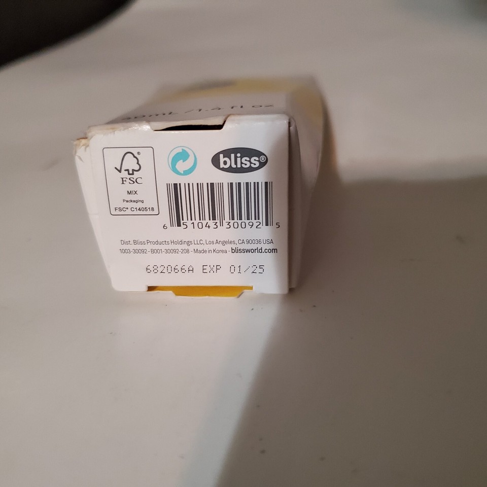 Bliss Block Star Daily Sunscreen SPF 30 100% Mineral Broad Spectrum 1.4 ...