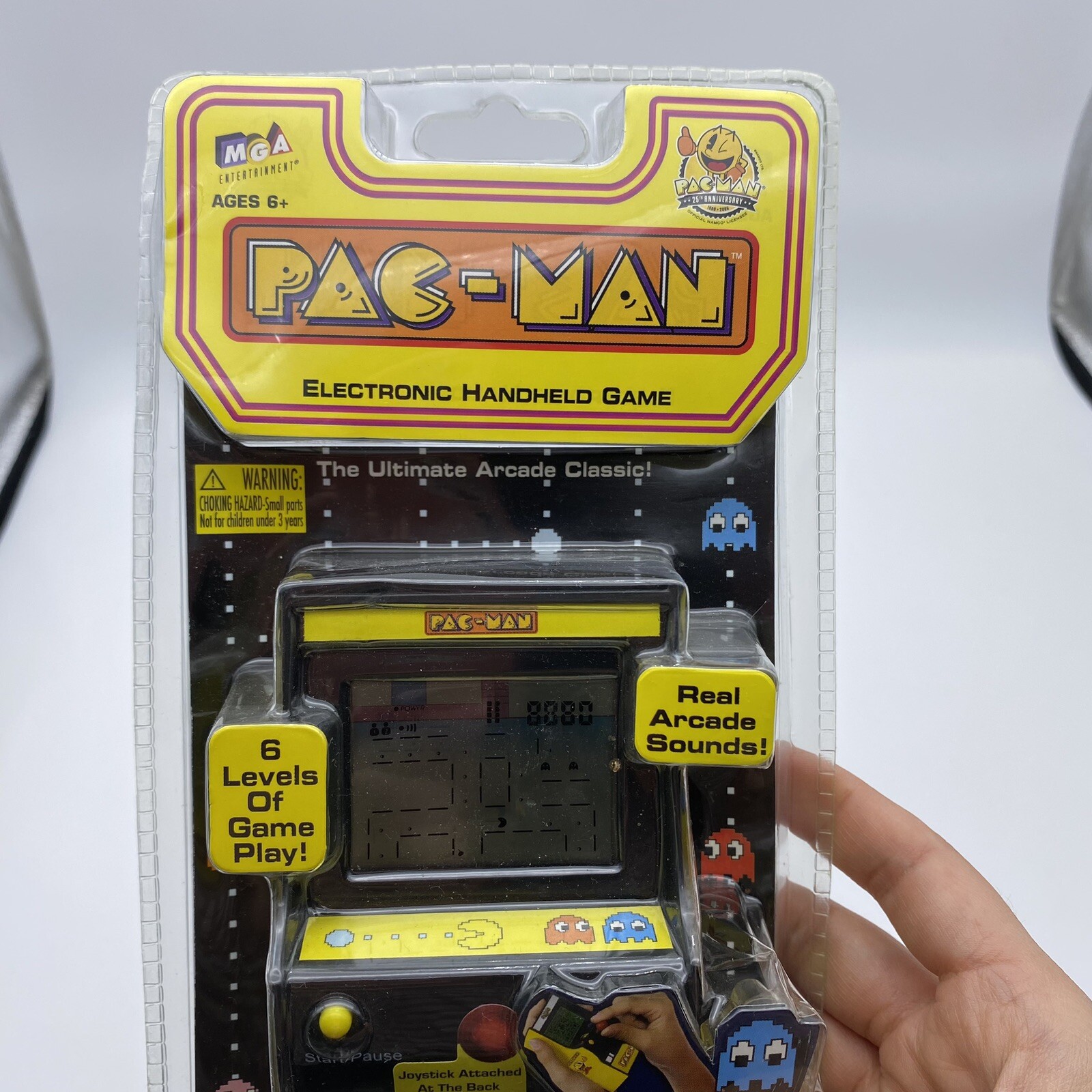 Pac-Man Classic Arcade Handheld Game Retro Arcade MGA Games Namco LTD ...