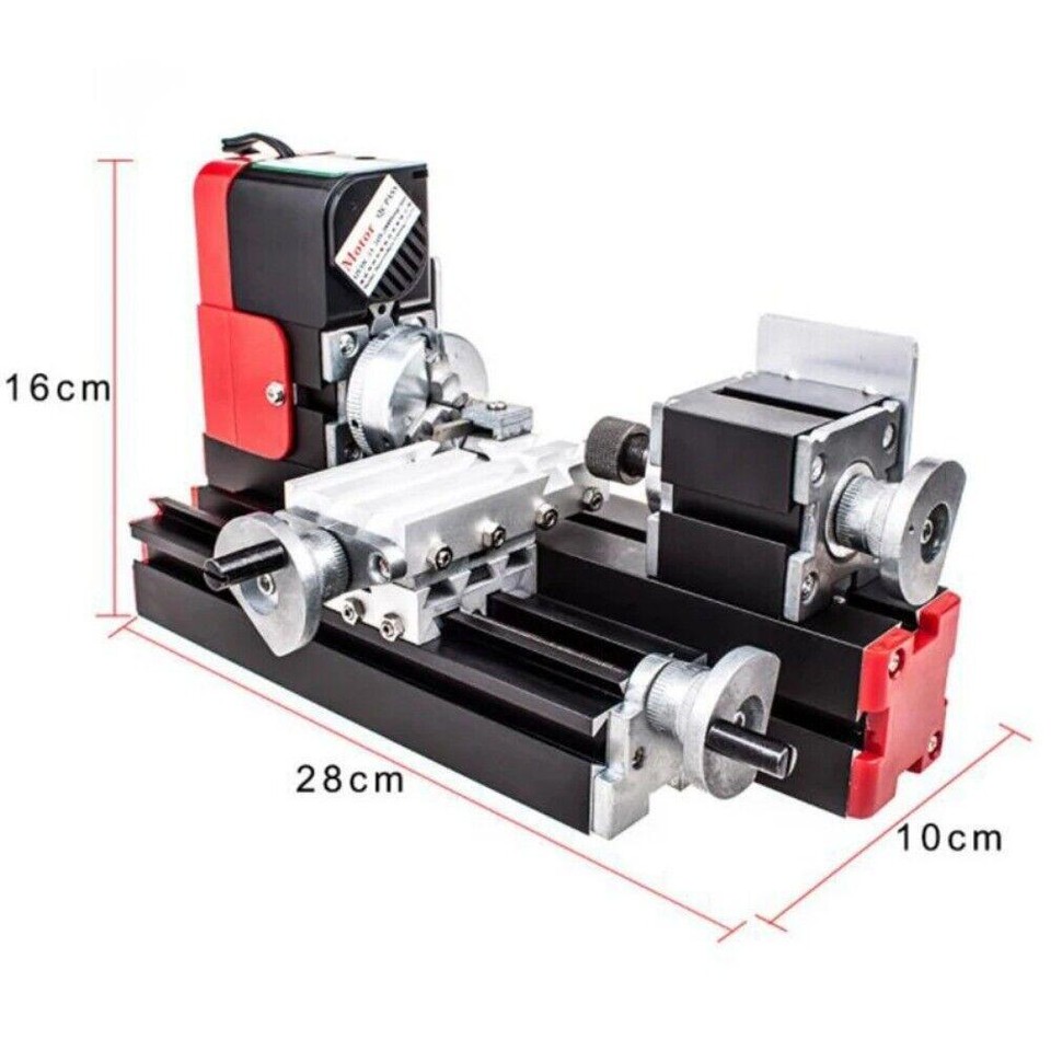 High-power Mini Metal Rotary Lathe A Set of Micro Metal Multi-function ...
