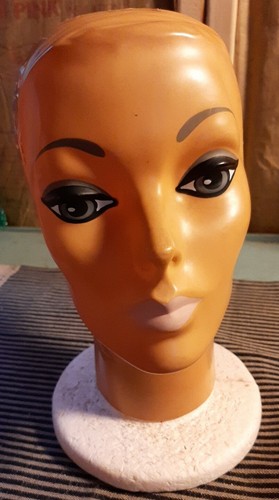 Vintage 1960's Mannequin Styrofoam & Plastic Head Wig Stand Display Art ...