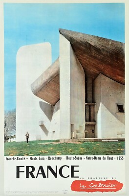 TOURISME RONCHAMP NOTRE DAME DU HAUT Rkkd-POSTER 40x60cm d'une AFFICHE ...