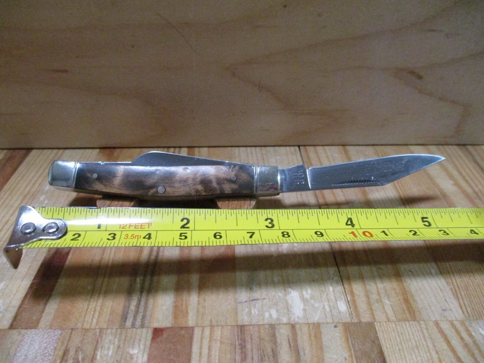 New Rough Ryder Wood Handle Stockman Folding Pocketknife - RR261 | eBay
